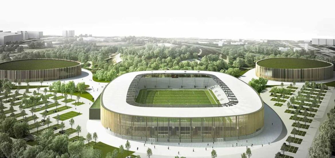 Stadion - płyta w Zagłębiowski Park Sportowy - ArcelorMittal Park ...